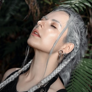 925 Silver Teardrop Septum Ring - Cybernetic Alien Xenomorph Clicker ...