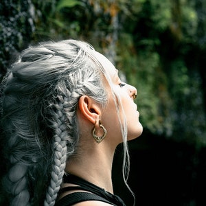 Gold Xenomorph Teardrop 6mm Ear Weights - Alien-inspired Brass Ear ...