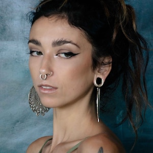 Goth Edgy Earrings | Oversized Alternative Earrings | Ethnic Futuristic ...
