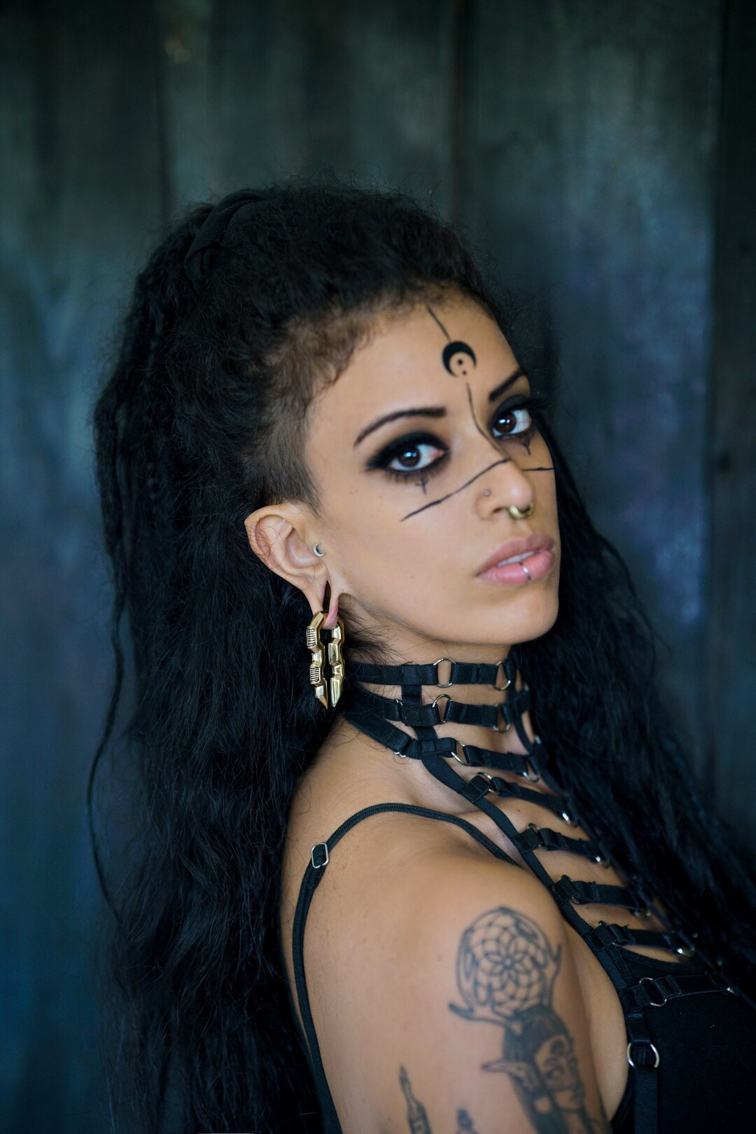 Brass Ear Weights | Handmade Keyhole Hangers | Keyhole Ear Weights 8mm ...