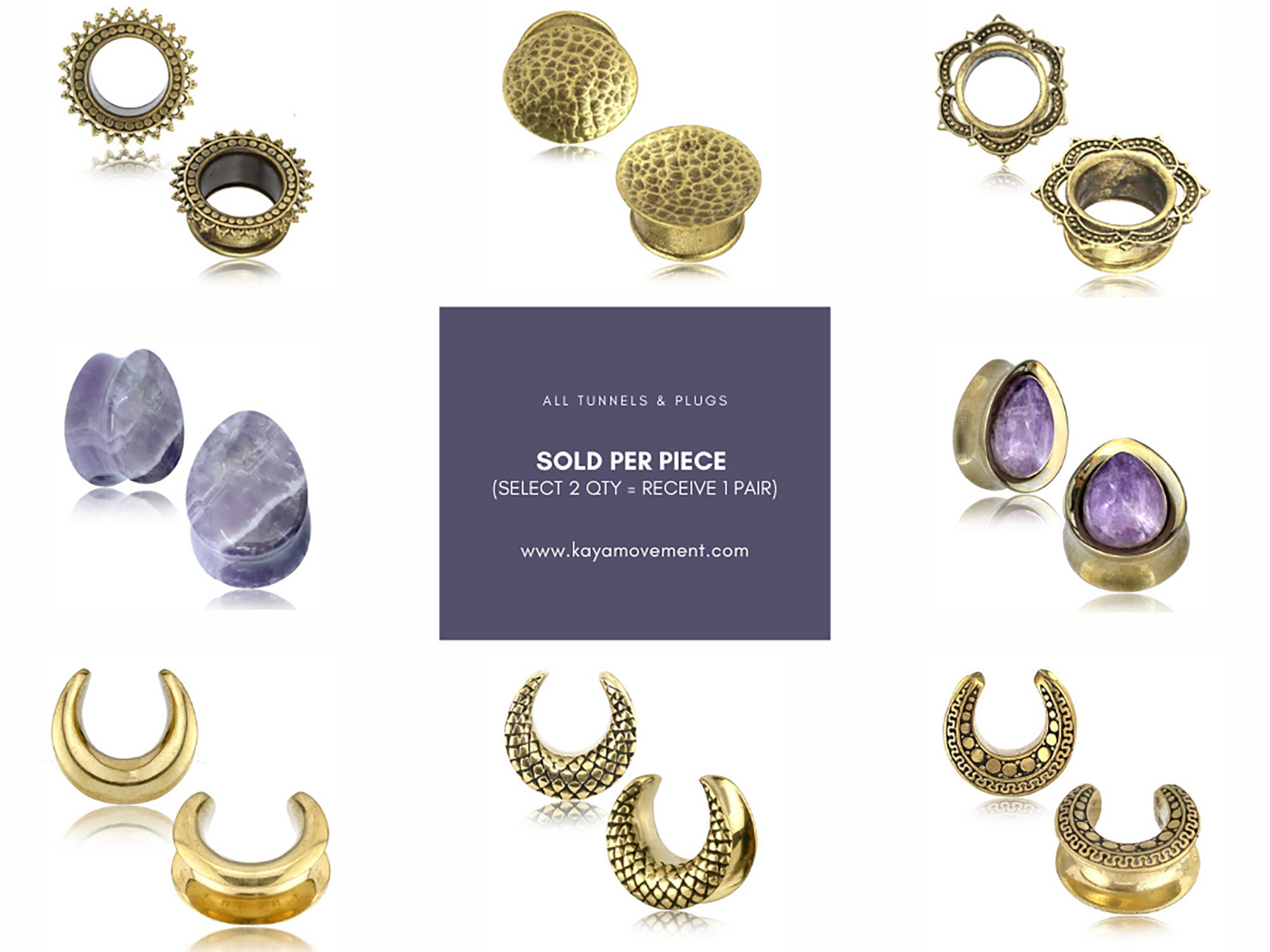 Saddle Plugs - Ear Stretching Plugs - Saddle Spreader - Body Mod ...