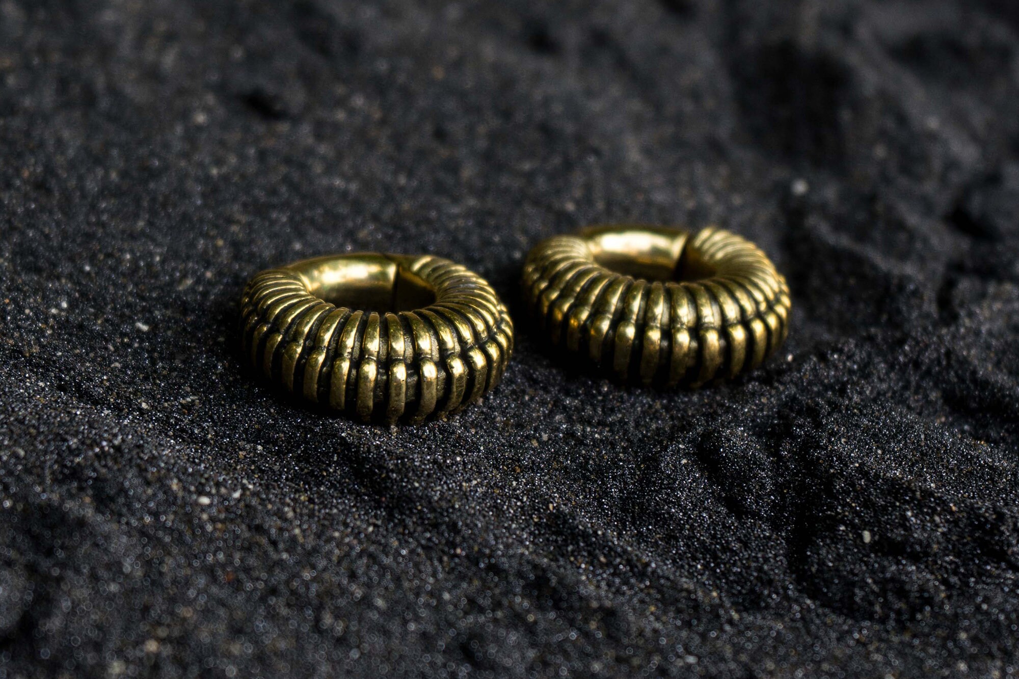 Circle Weights Heavy Ear Weights Ear Hangers Gold Ear - Etsy