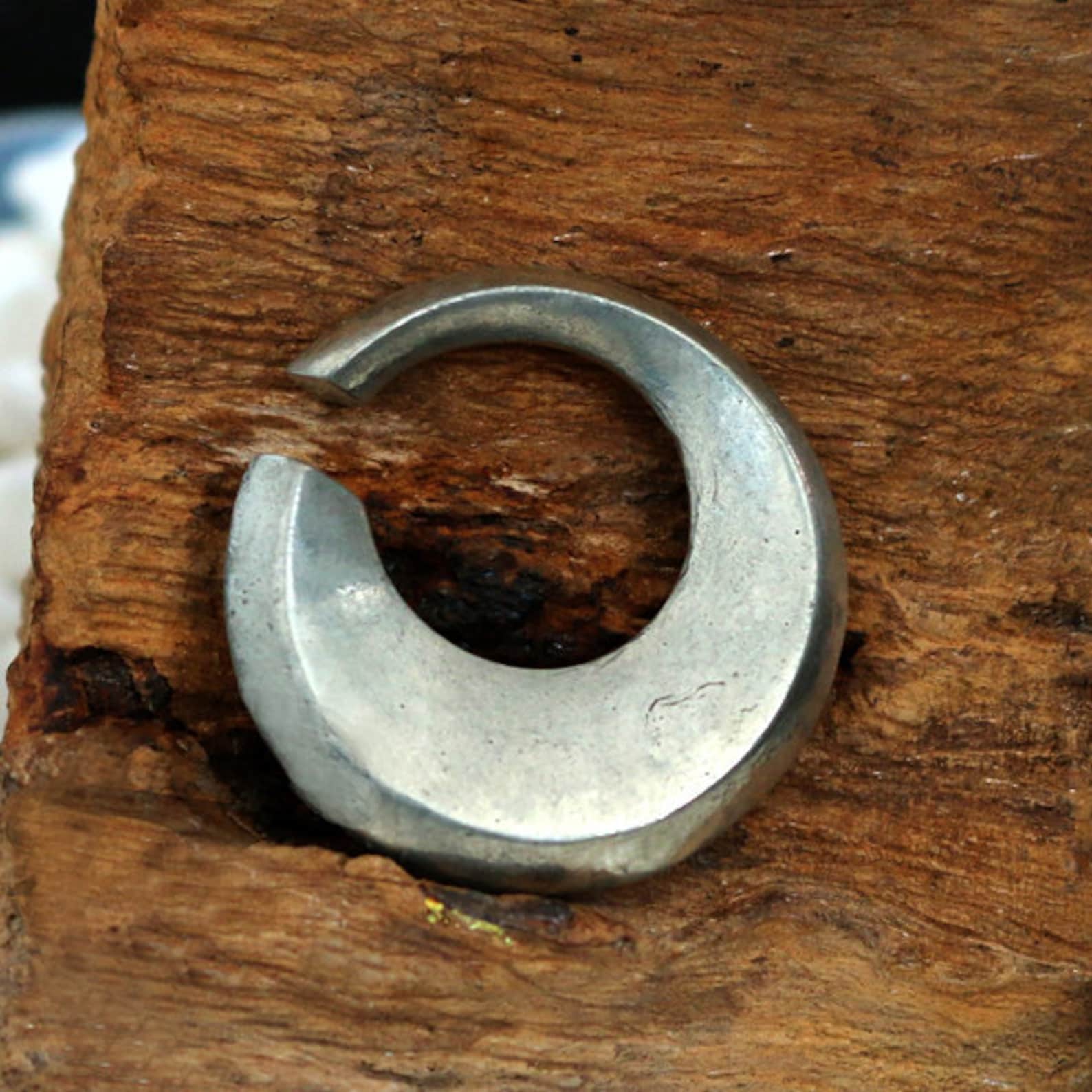 Pirate Earrings Ear Hanger Tunnel Hoops Brass Hoop - Etsy