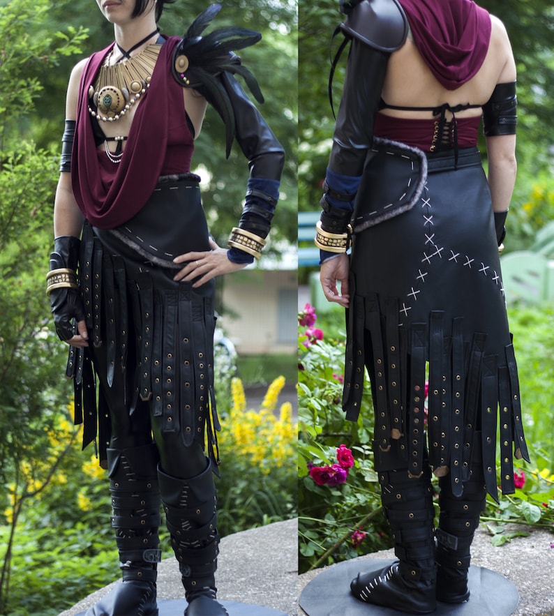 MADE TO ORDER Morrigan Cosplay Costume Dragon Age Origins | Etsy