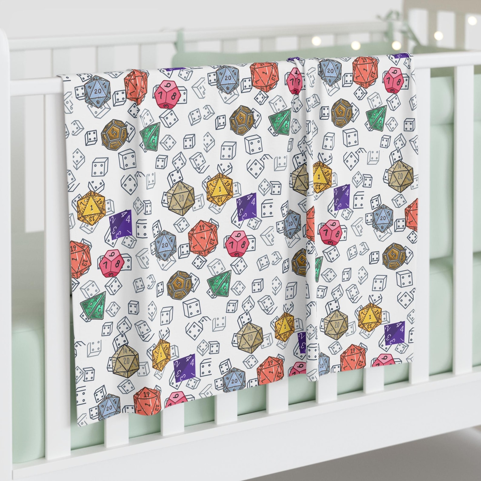 Baby Swaddle, Dungeon and Dragons Infant Wrap, Game Night Nursery Decor ...