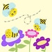 Bees Clipart Set , Honey Bees Clip Art - Instant Download, Personal Use ...