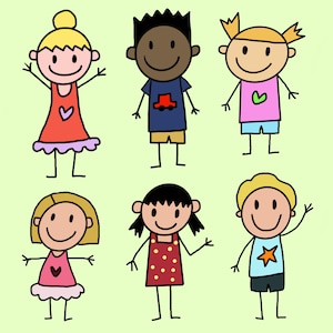Cute Kids Clipart Children Clipart Boy Clipart Girl Clip Art Kid ...