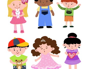 Kids Clipart Children Clipart Girl Clipart Boy Clip Art Kid Children ...