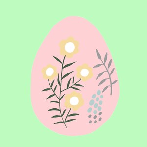 Boho Easter Eggs Clipart Set - Instant Download for Personal Use - Etsy