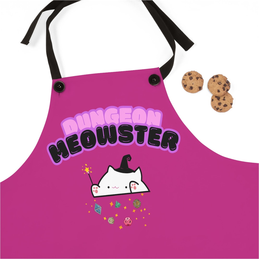 Dnd Apron L DND Dungeon Meowster Apron Dungeons and Dragons Apron Dnd ...
