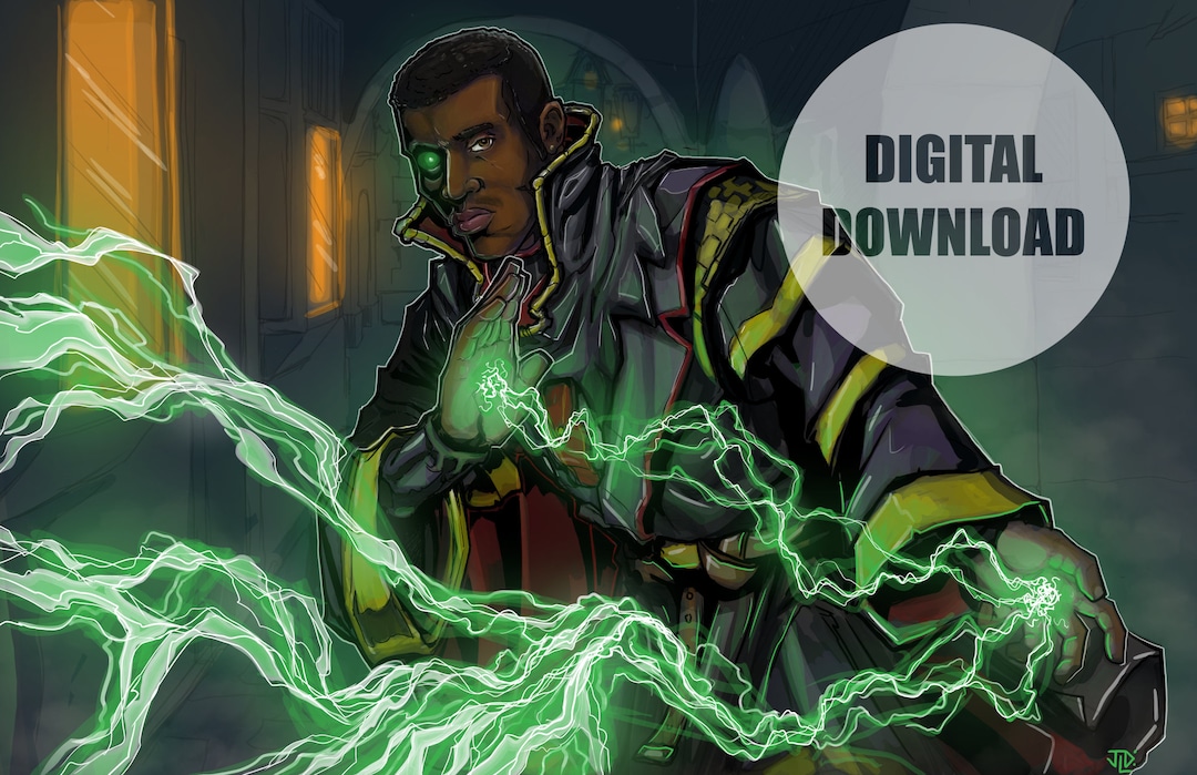 D&D Spell Art: Eldritch Blast - Instant Download - Etsy