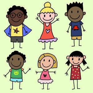 Cute Kids Clipart Children Clipart Boy Clipart Girl Clip Art Kid ...