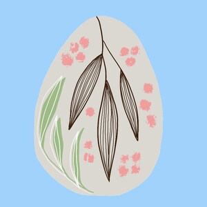 Boho Easter Eggs Clipart Set - Instant Download for Personal Use - Etsy