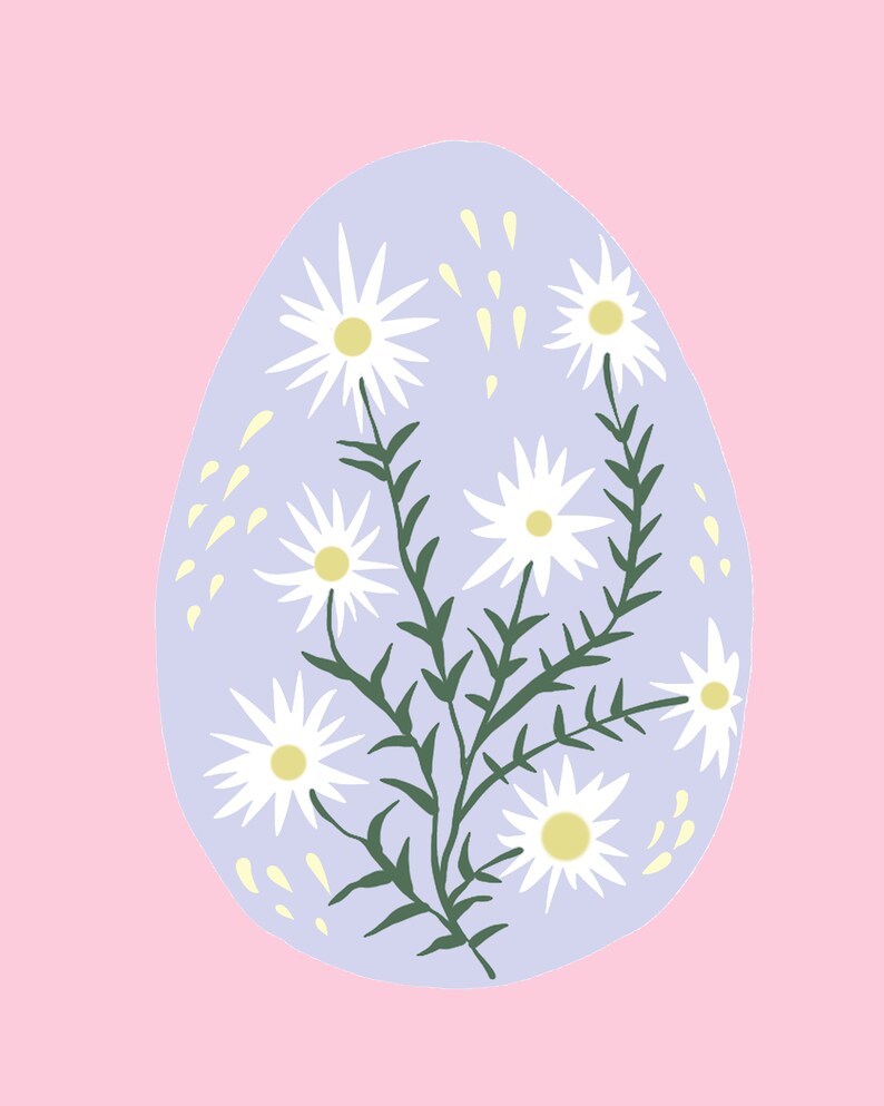 Boho Easter Eggs Clipart Set Instant Download for Personal - Etsy