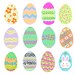 Easter Eggs Clipart Set Instant Download for Personal Use | Etsy