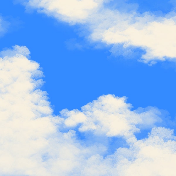 Sky Background Illustration Clipart - Etsy