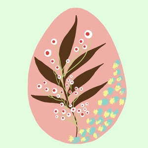 Boho Easter Eggs Clipart Set - Instant Download for Personal Use - Etsy