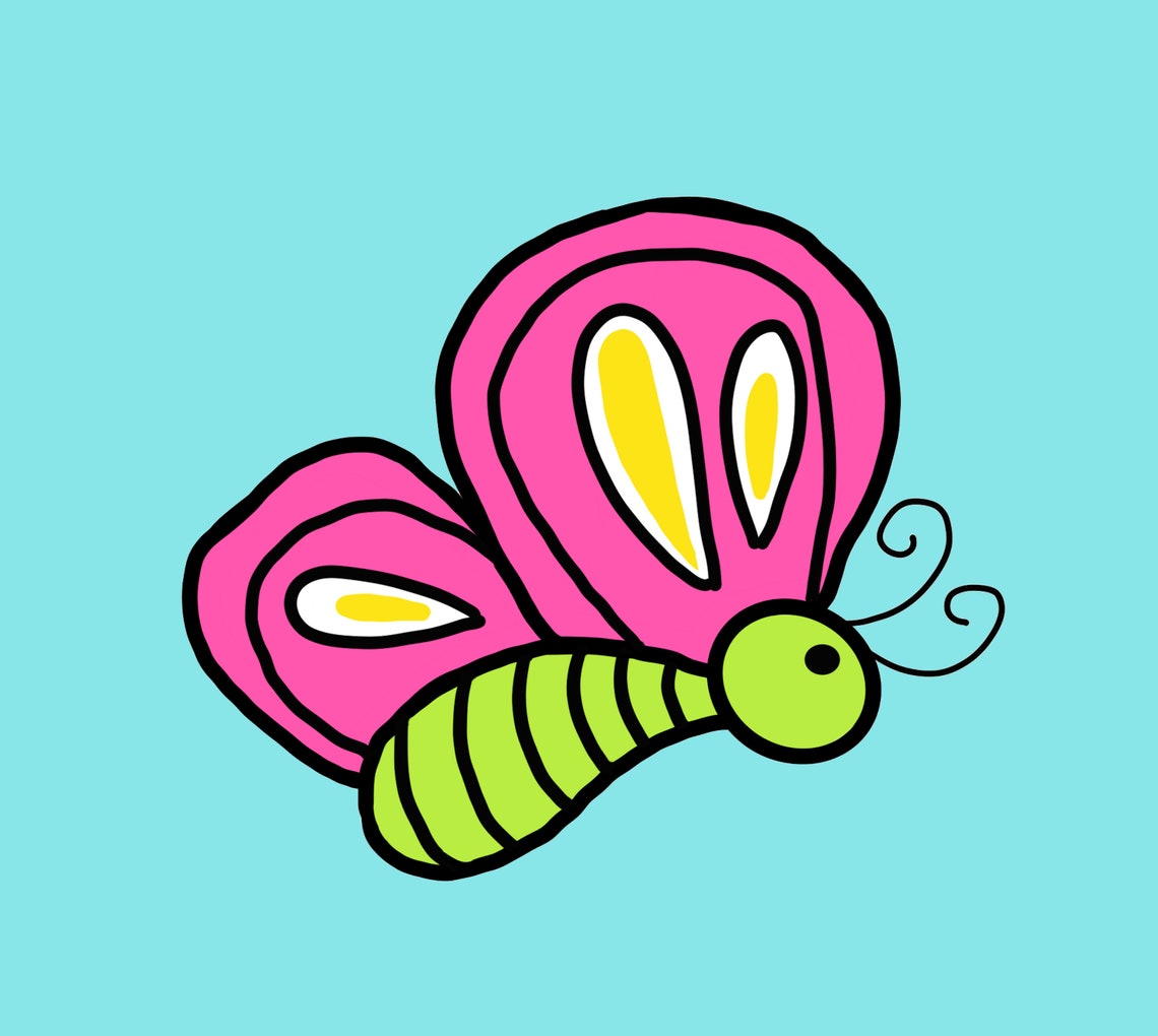 Cute Butterfly Clipart Set Instant Download for Personal Use - Etsy