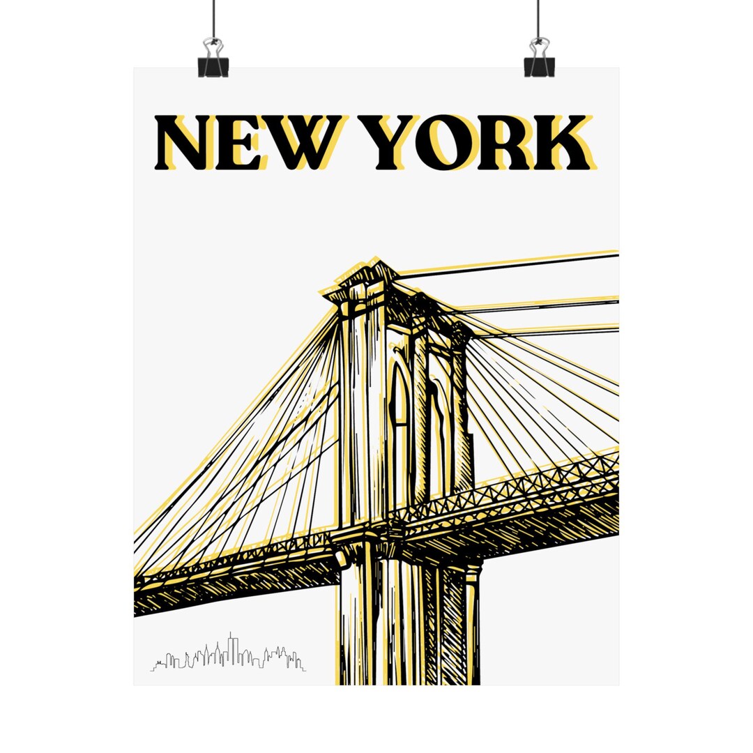 New York Pop Art Print NYC , Wall Art Pop New York City Poster, Pop NYC ...