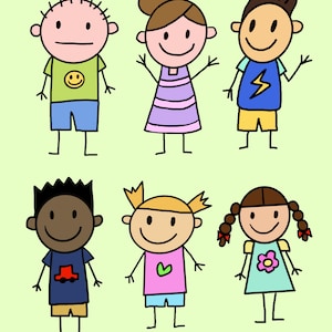 Cute Kids Clipart Children Clipart Boy Clipart Girl Clip Art Kid ...