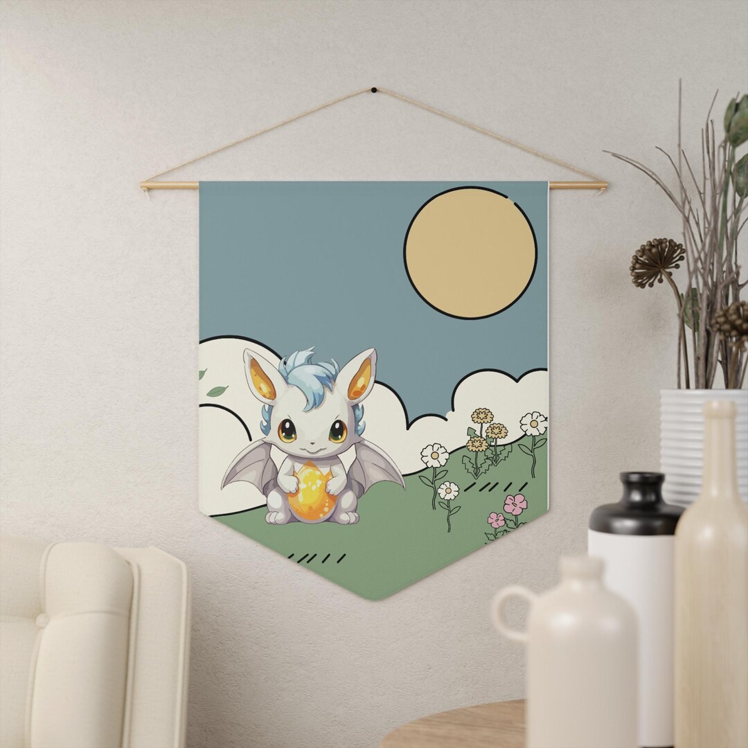 Dnd Baby Dragon Pennant, Dnd Baby Dragon Wall Art, D&D Baby Dragon Flag ...