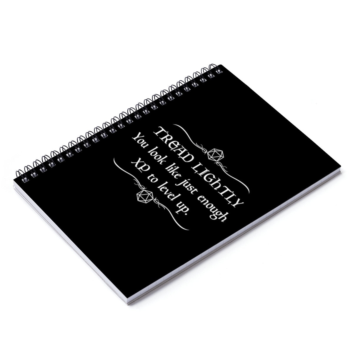 D&D Notebook Tread Lightly. You Look Like Just Enough XP to | Etsy