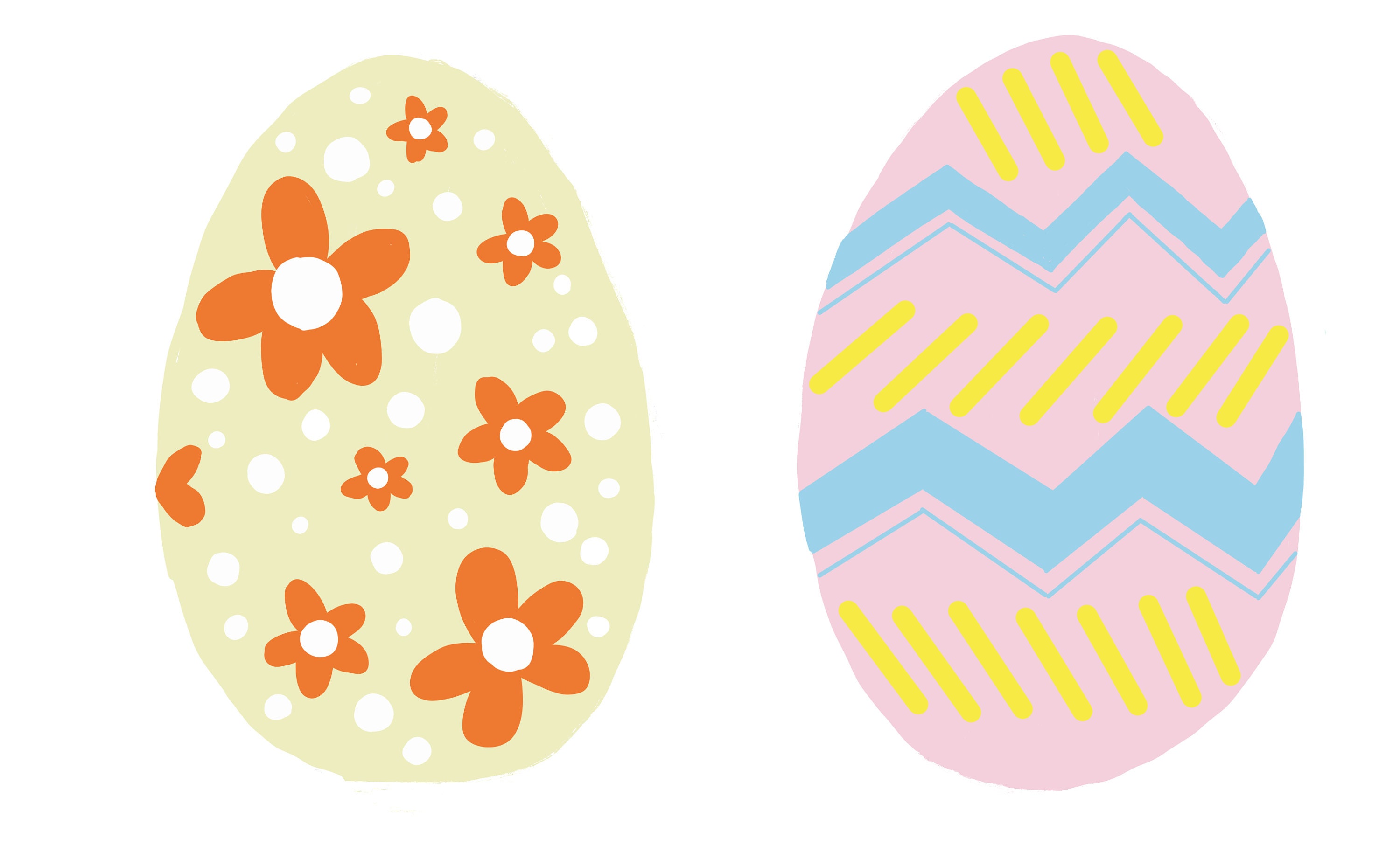 Easter Eggs Clipart Set Instant Download for Personal Use - Etsy UK
