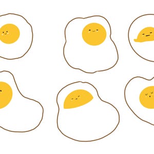 Cute Egg Clipart, Egg Clip Art, Funny Egg Clip Art, Egg Clip Art Set ...