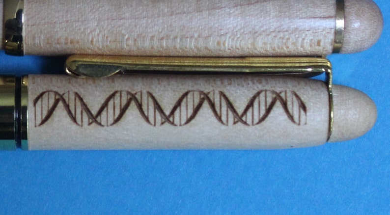 DNA Double Helix Personalized Laser Engraved Pen Science - Etsy UK