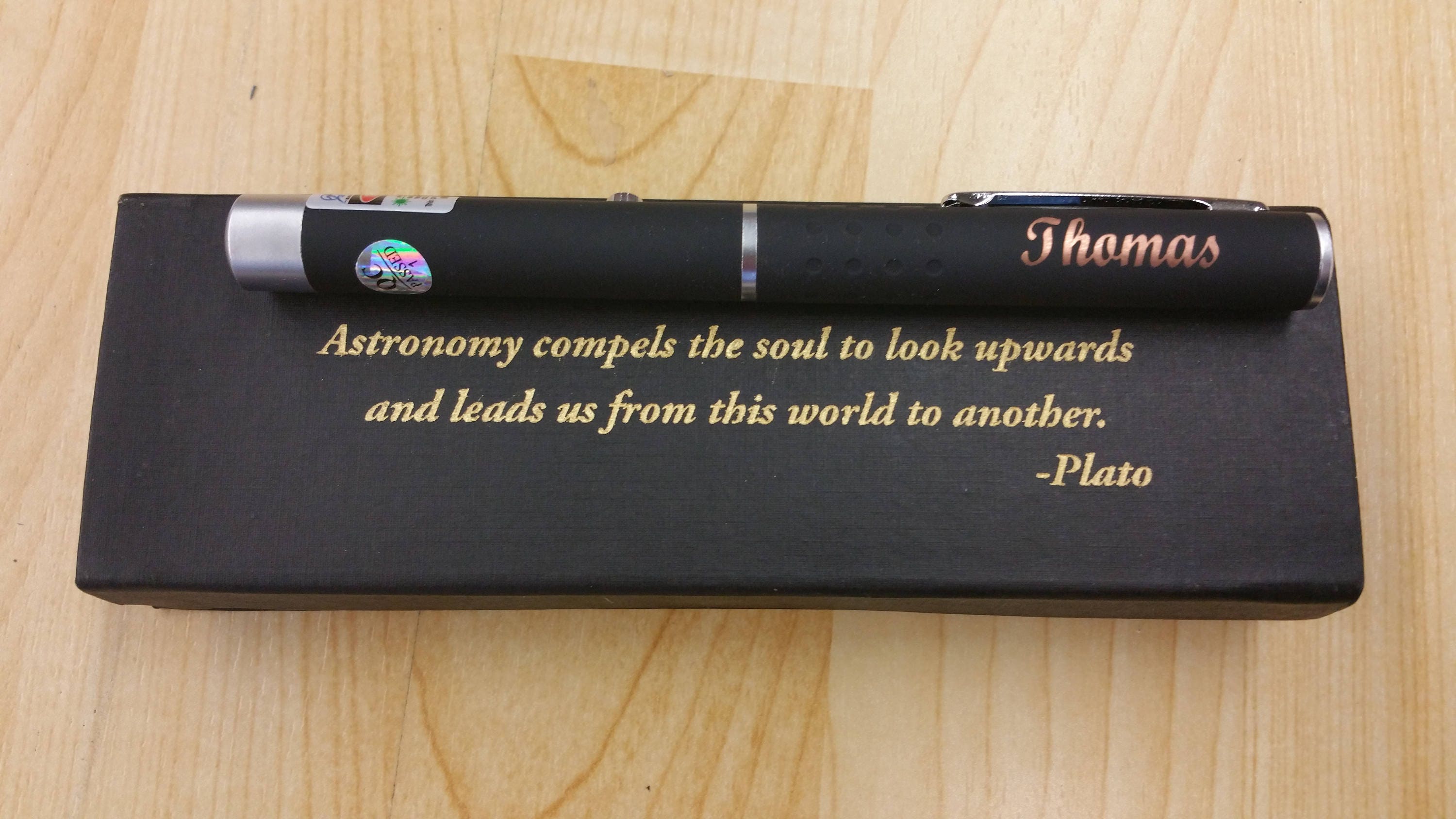 Custom Engraved Green Laser Pointer Gift for Friend, Teacher, Professor ...