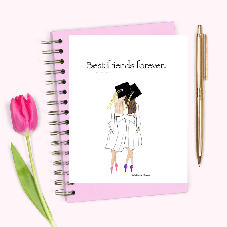 Digital Graduation Art Best Friend Grad Gift Class of 2020 - Etsy