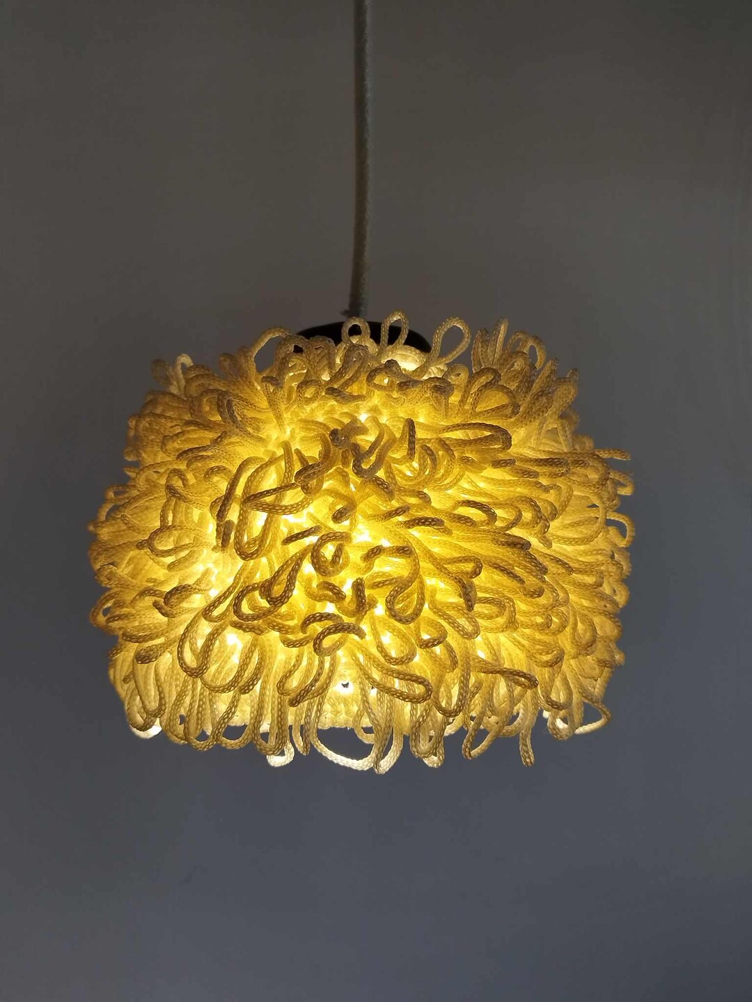 FLUFFY Pendant Lamp Wabi Sabi Suspension Light, Modern Home Lighting ...