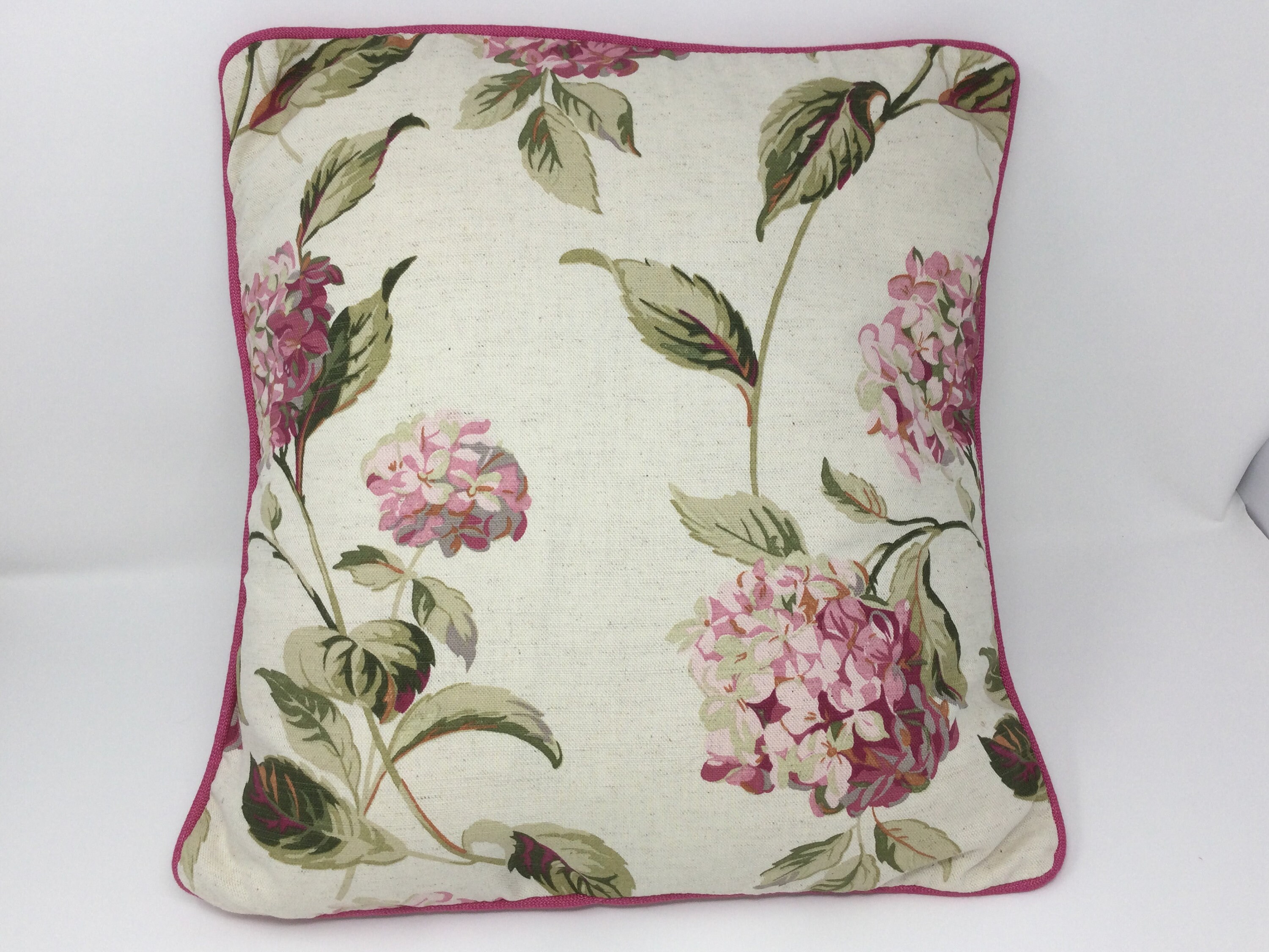 16 Laura Ashley Hydrangea Pink/natural Fabric Cushion - Etsy