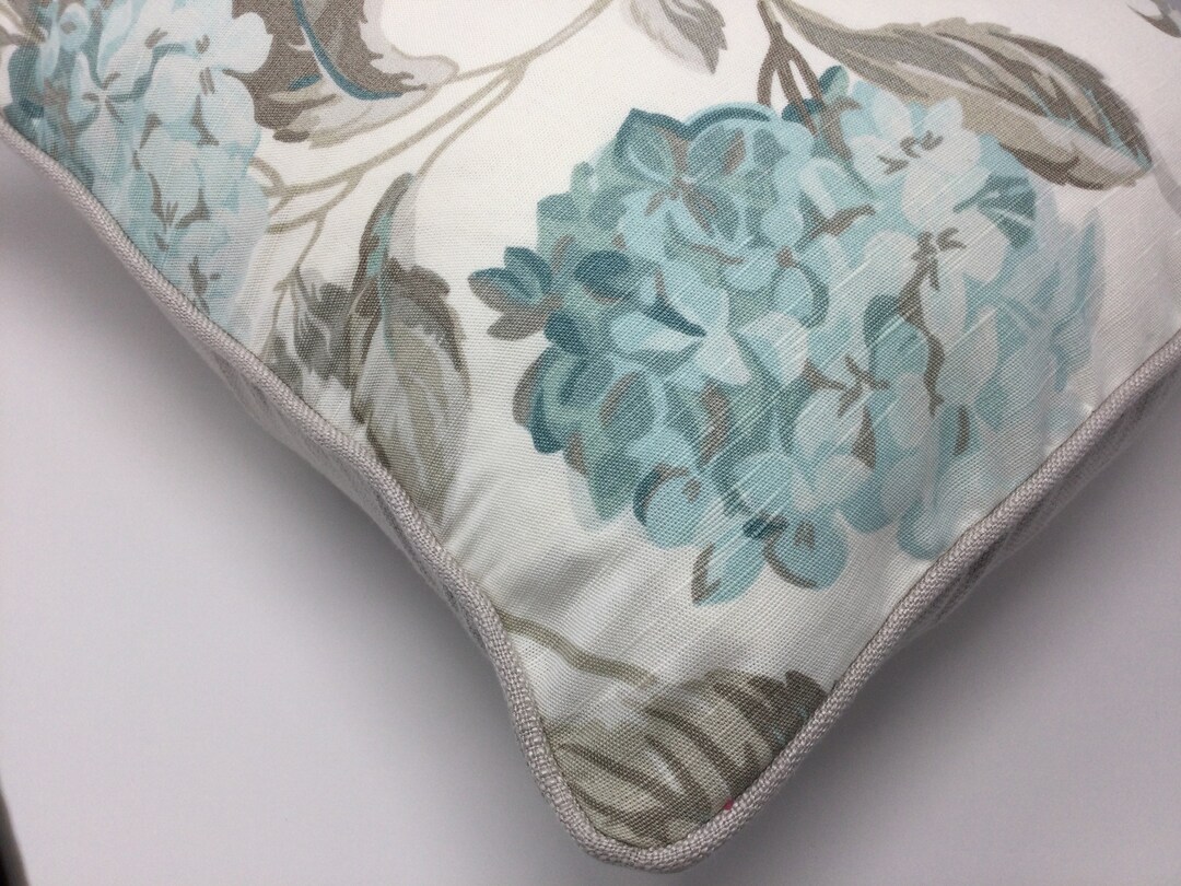 16 Laura Ashley Hydrangea Duck Egg/grey Cushion Cover Bacall Dove Grey ...