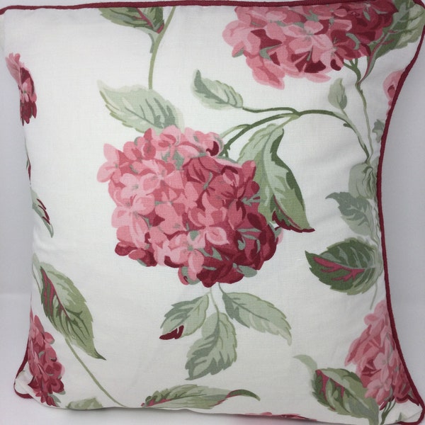 Laura Ashley Cranberry Cushions - Etsy UK