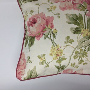 16 Laura Ashley Peony Garden Cranberry Fabric Cushion - Etsy