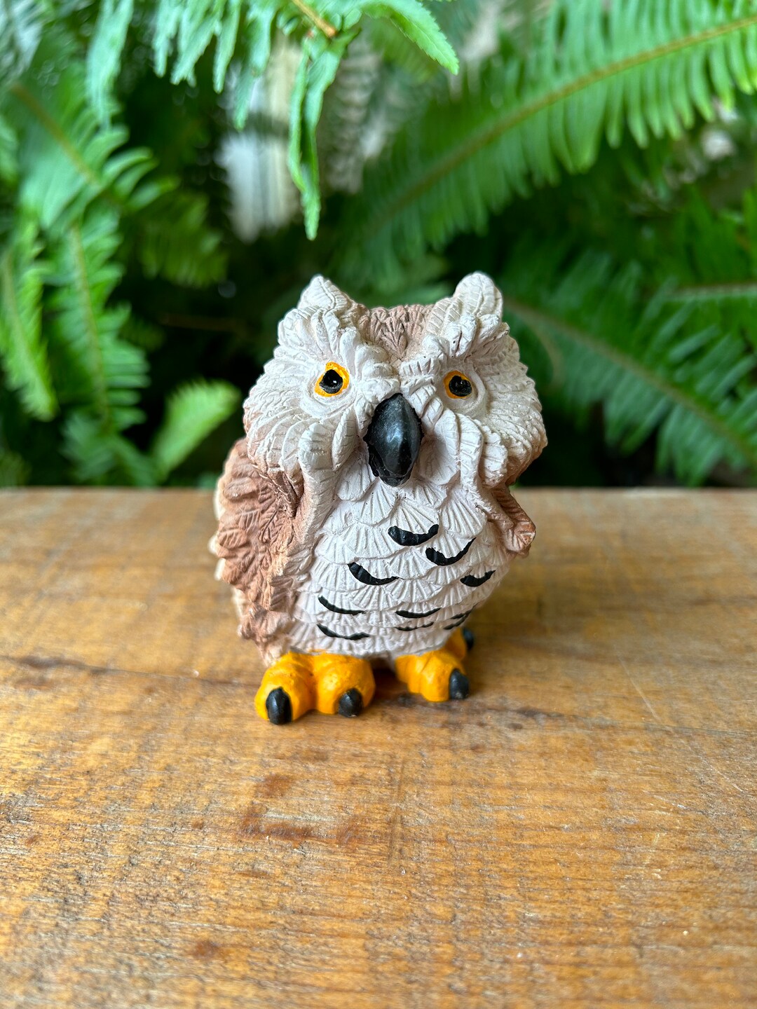 Vintage 1982 Signed HEAVY Owl Figurine Statue Sculpture-bird-nature ...