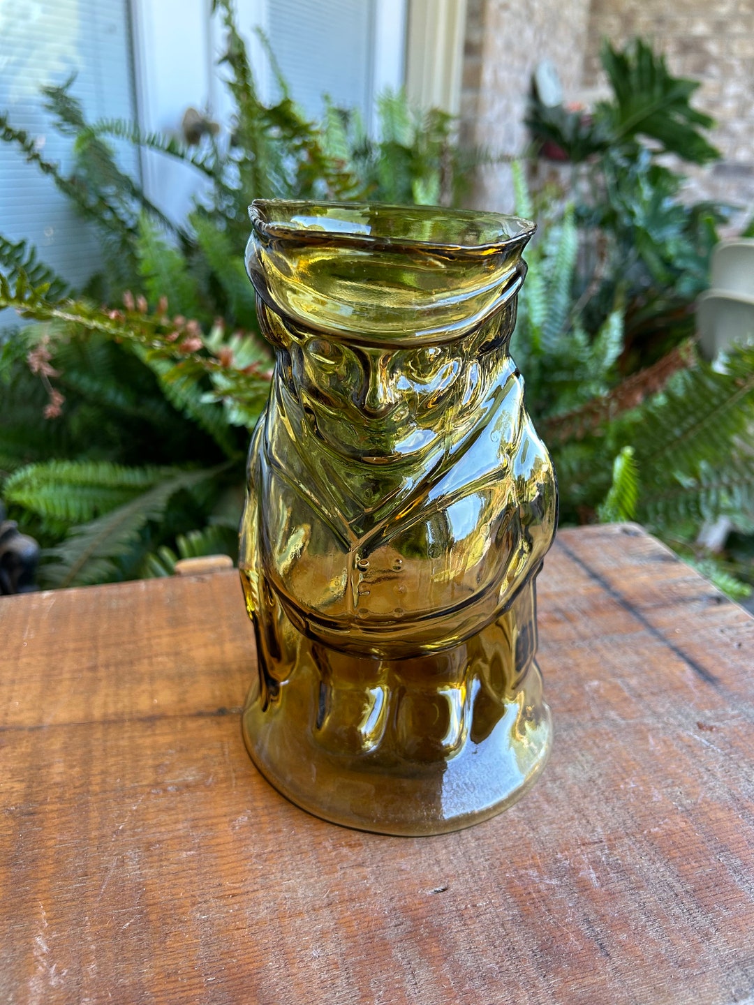 Vintage Brown Amber Old Sailor Man-toby Friar Conductor - Etsy