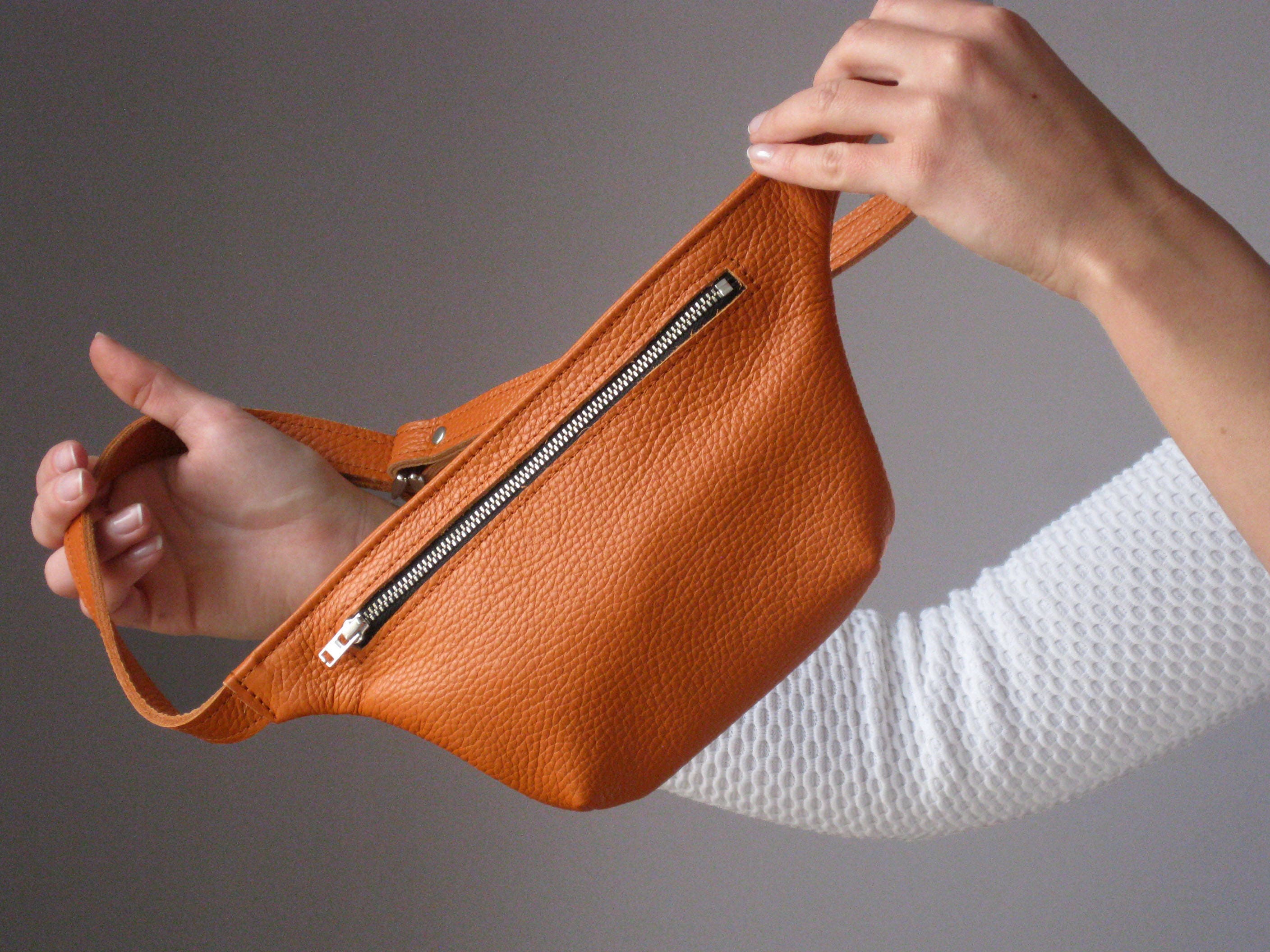 LEATHER FANNY Pack Leather Waist Bag Fanny Pack Leather Hip - Etsy