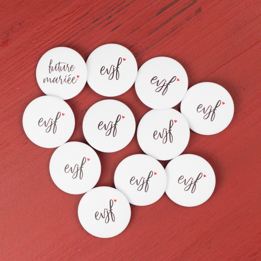 10 Bachelorette Party Badges 1 Bride-to-be - Etsy