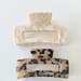 Medium 4 Inch Hair Claw, Thick Hair Claw Clip / Tortoise Hair Clip - Etsy