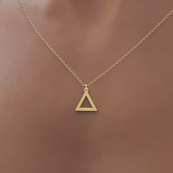 Triangles Necklace - Etsy