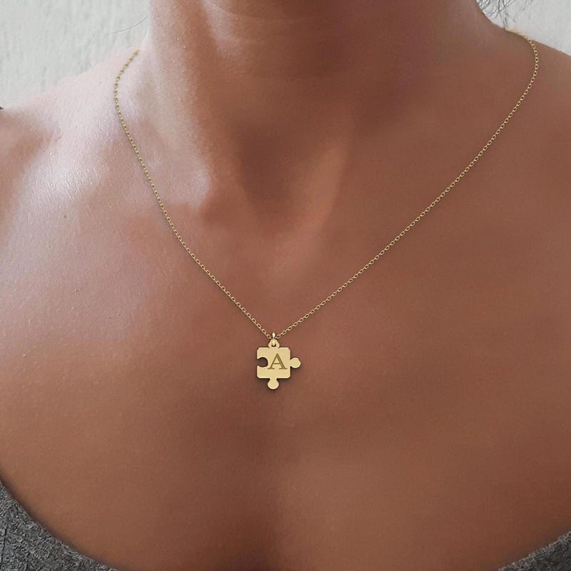 Puzzle Necklace - Etsy