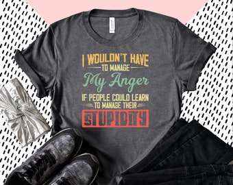 Anger Shirt | Etsy