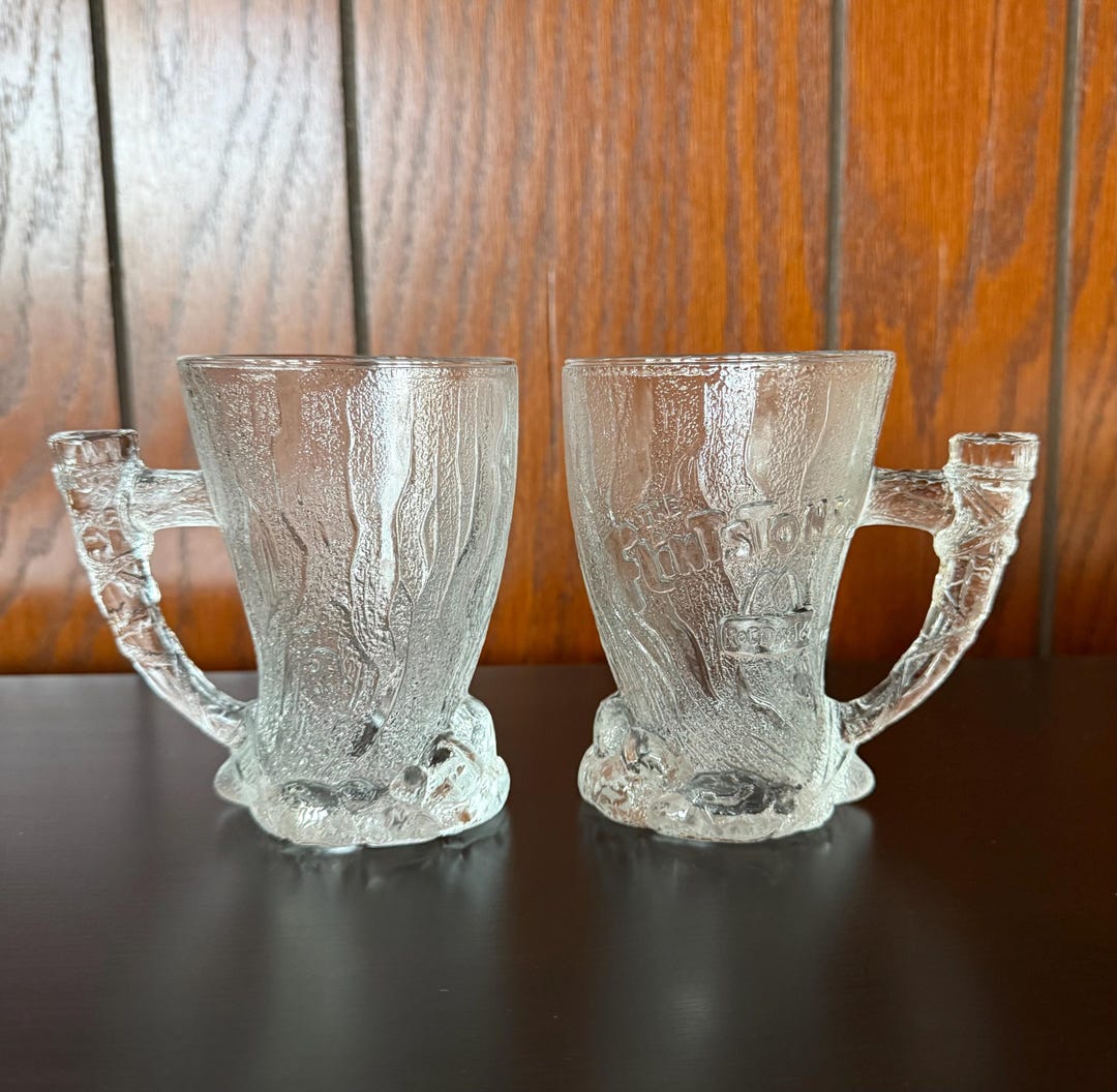 Set of 2 Mcdonalds Flintstones Rocdonalds Mammoth Mugs 1993 - Etsy