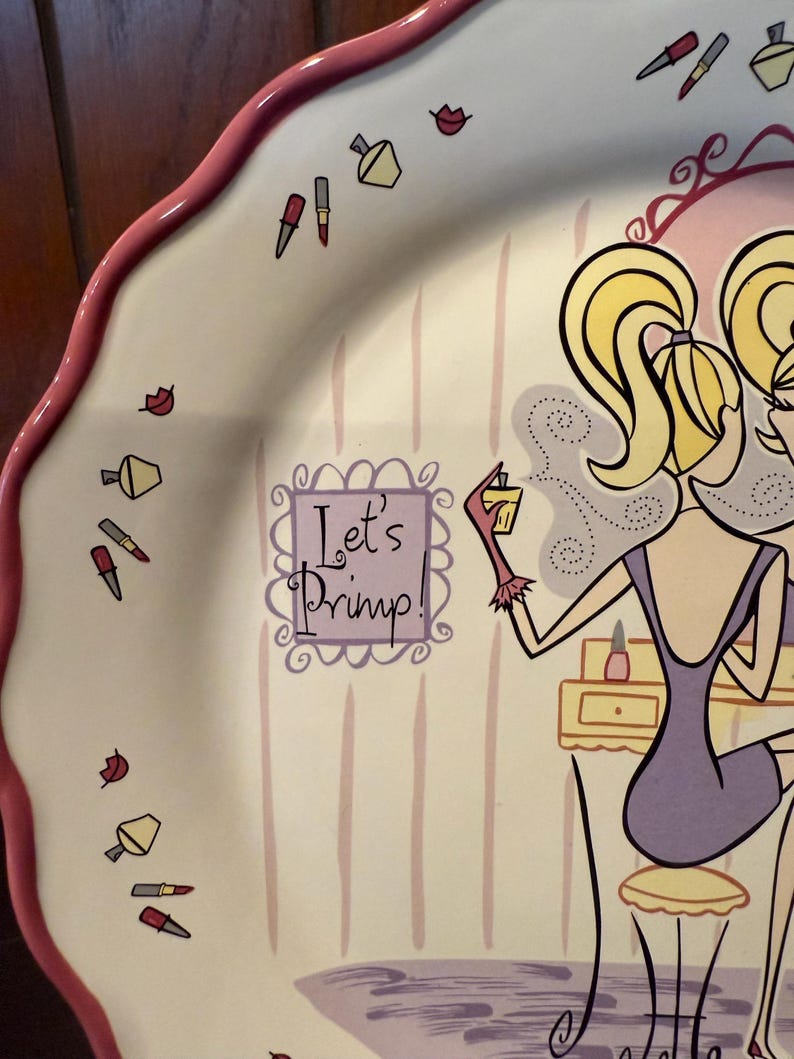 Mary Kay the Girlfriends Collection Let's Primp 8.5" Plate - Please ...