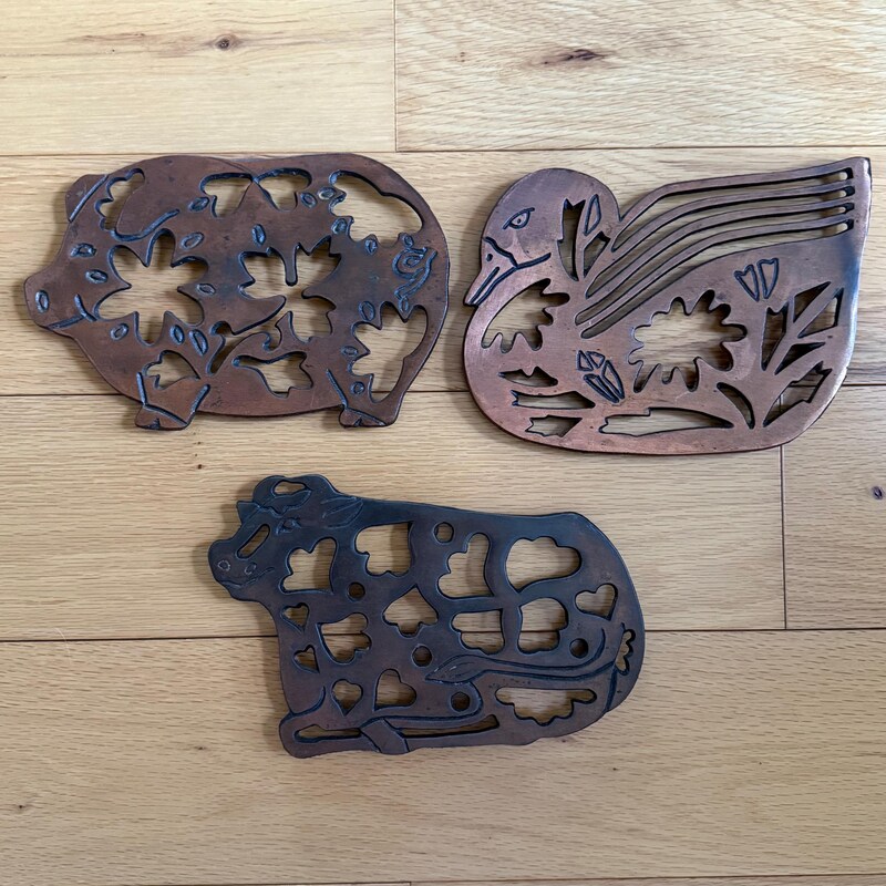 Copper Trivet - Etsy