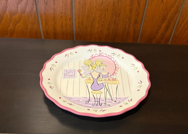 Mary Kay the Girlfriends Collection Let's Primp 8.5" Plate - Please ...