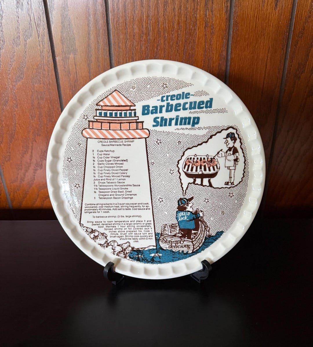 1983 Royal China Creole Barbecued Shrimp Serving Platter - 11.5" - Etsy