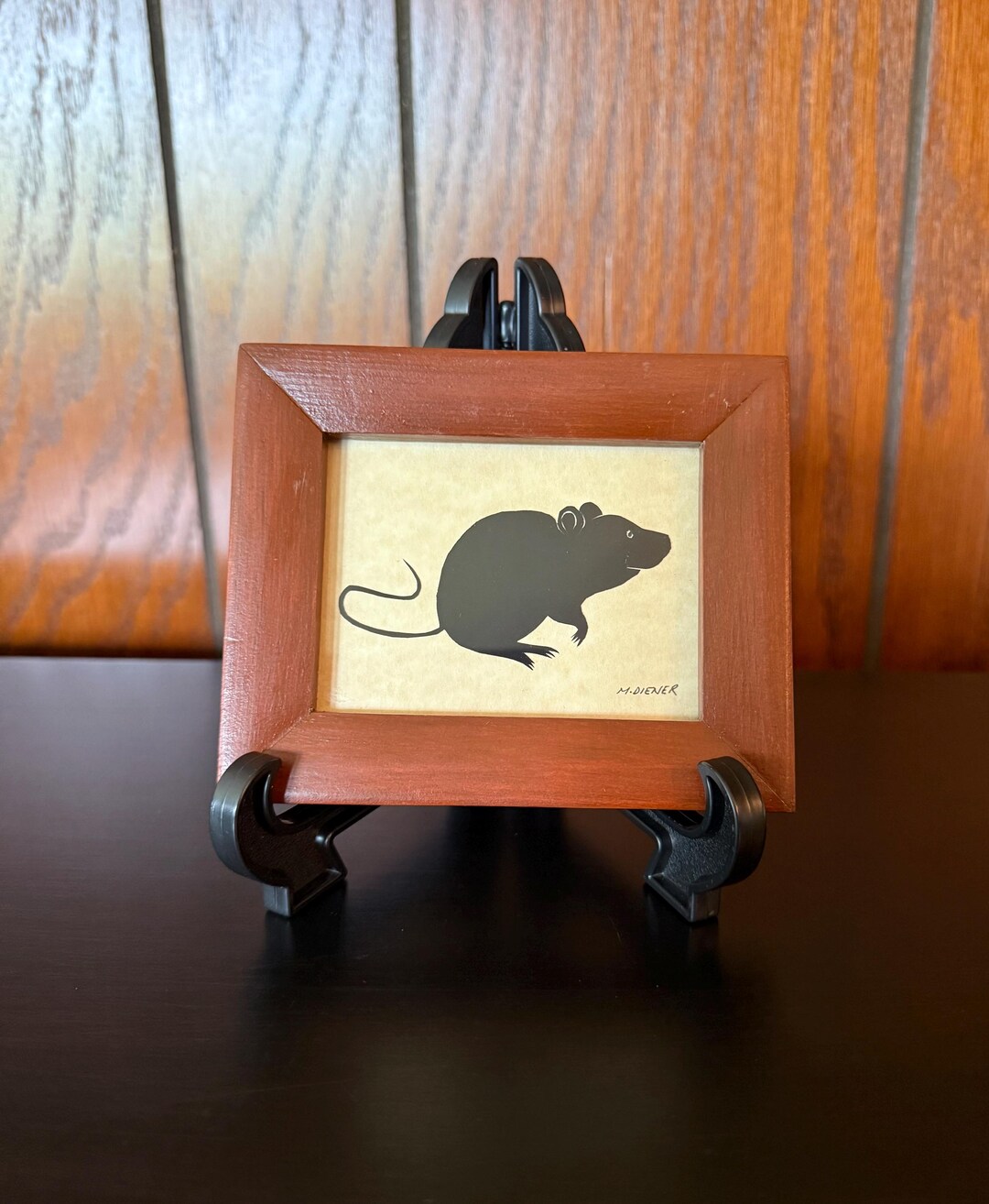 Original Scherenschnitte Mouse Small Framed Scissor Cut by Marilyn R ...